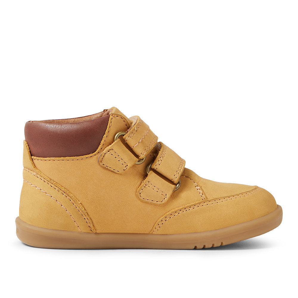 Bobux Timber I-Walk Oak Buff Boots - Premium Leather Toddler Boots ...