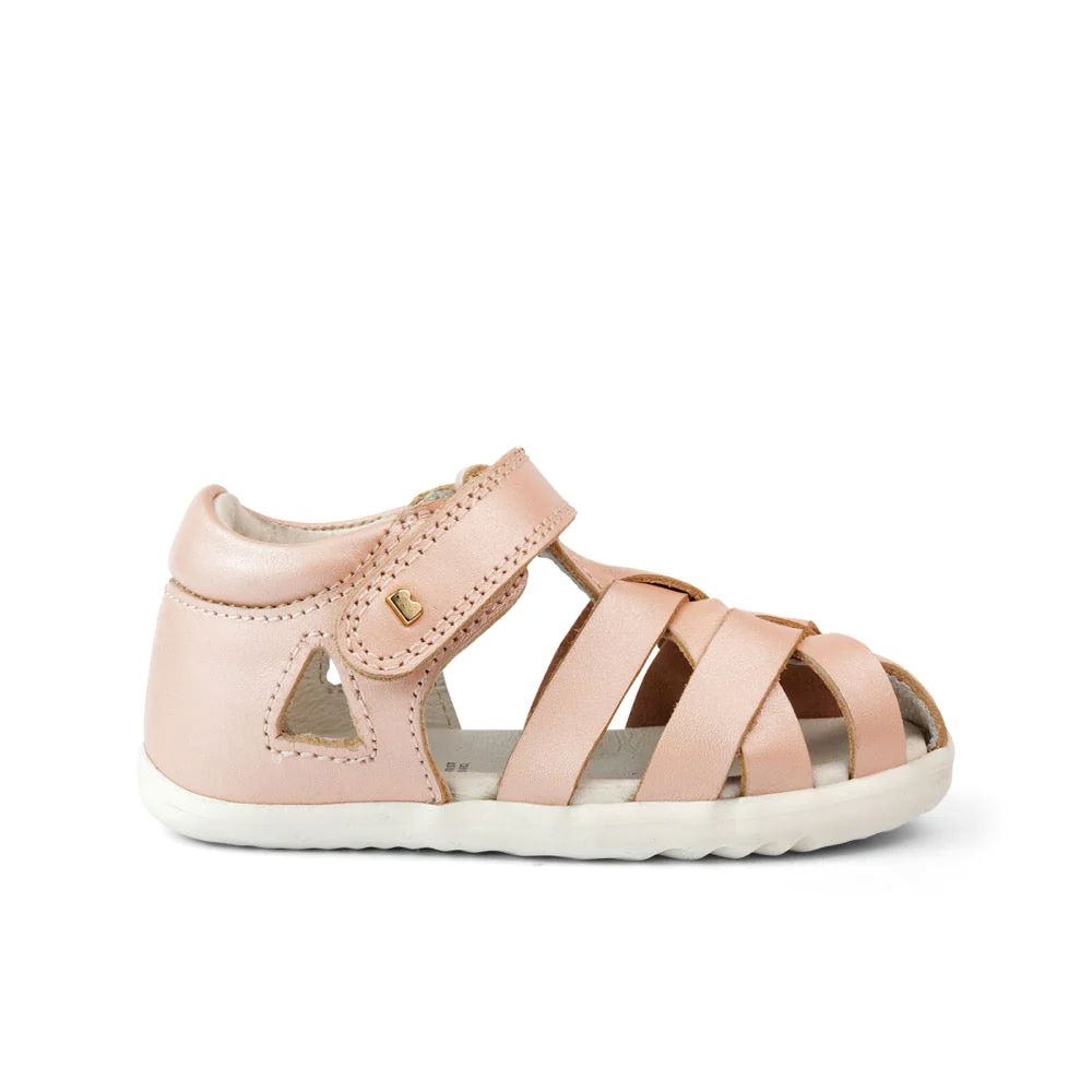 Bobux Tropicana II Step Up - Seashell Shimmer Sandals – SoleLution